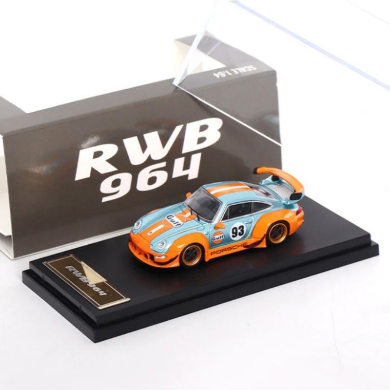 Jual Star Model Porsche RWB 993 High GT Wing RLC GULF Special Edition ...