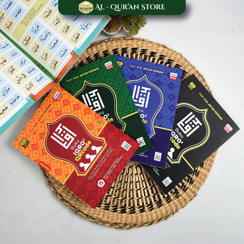 Jual Buku IQRO QRCode Edisi Milenial 2024 Cara Cepat Belajar Membaca Al Quran Menggunakan ...
