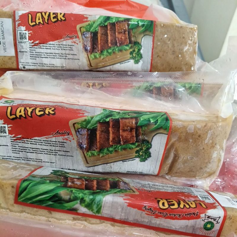 Jual Layer meat Vege Samcan Slices 500g nabati samchen | Shopee Indonesia