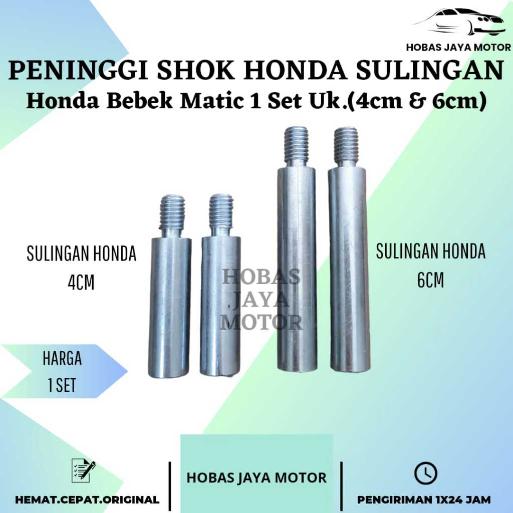 Jual (1 Set) Sulingan Shock Depan Peninggi Shock Depan Suling Shock ...