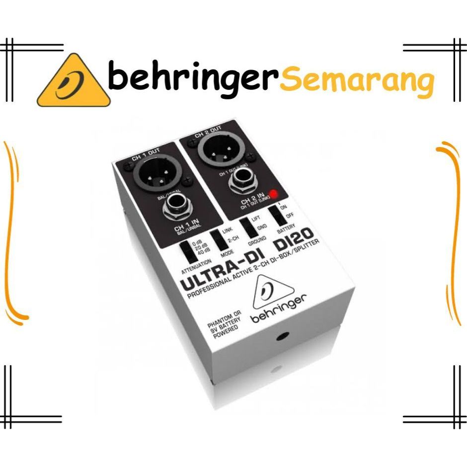 Jual Behringer DI20 - DI 20 - DI-20 2 Channel Di Box DiBox Original ...