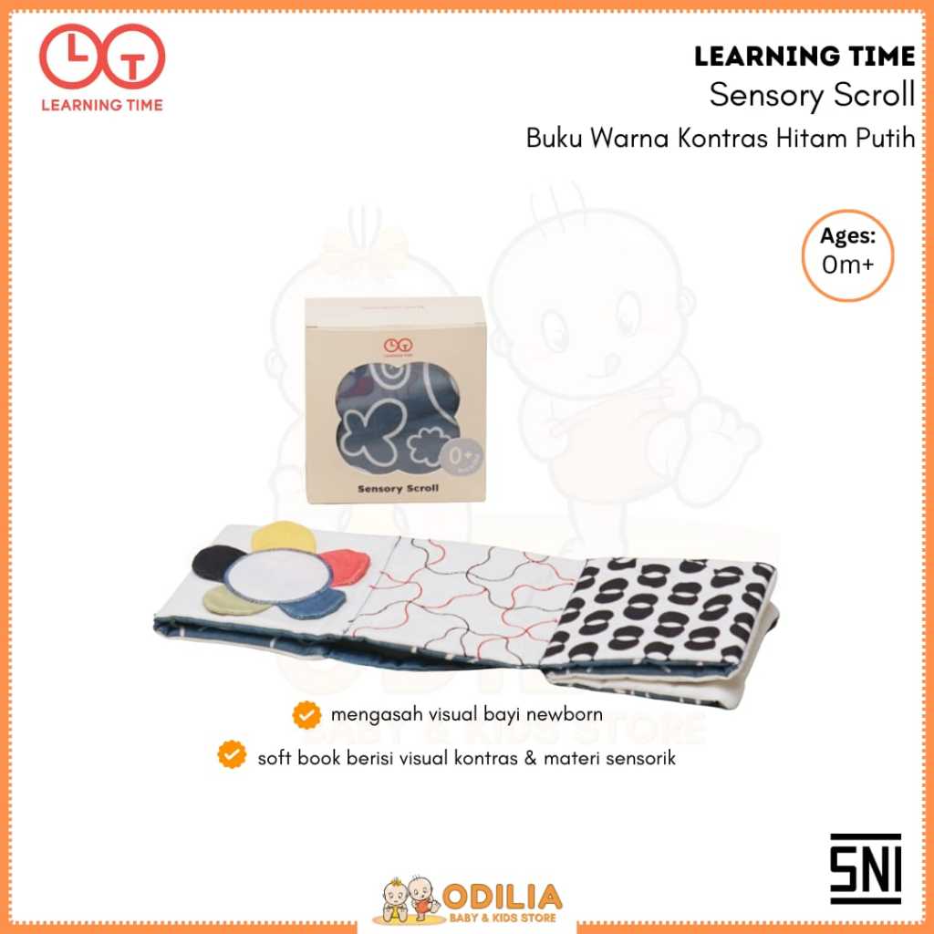 Jual Learning Time Sensory Scroll - High Contrast Book -Buku Warna ...