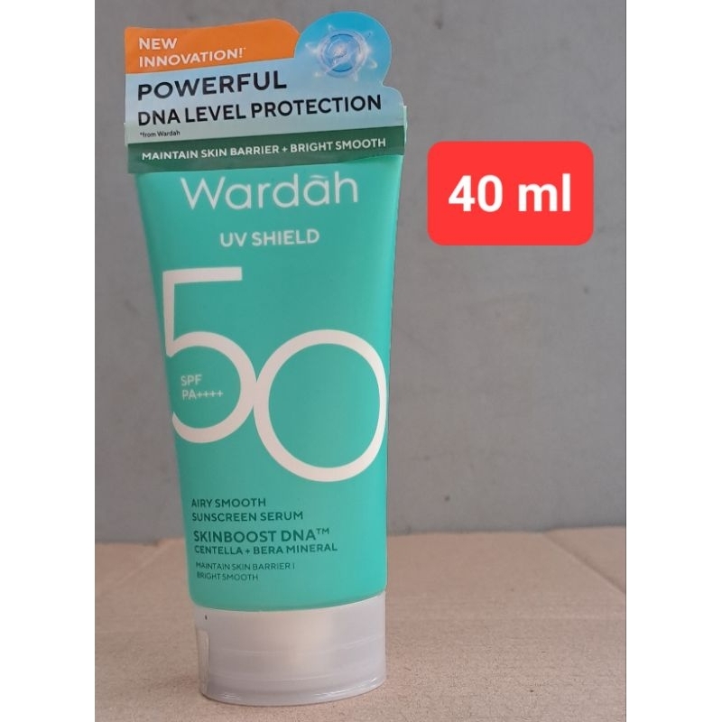 Jual Wardah UV Shield Airy Smooth Sunscreen Serum SPF 50 PA++++ 40 ml ...