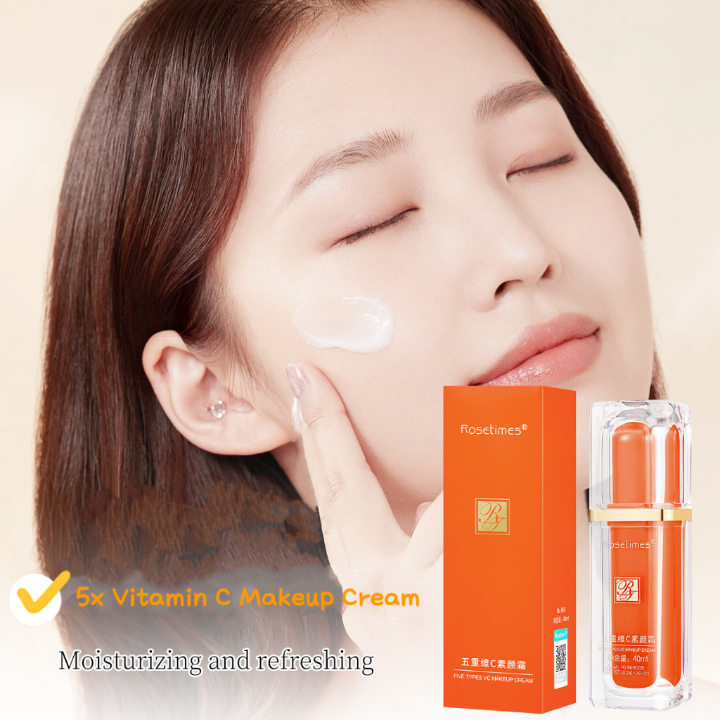 Jual Cream 5x Vitamin C/Lima kali Vitamin C Makeup Cream/Lazy Crem ...