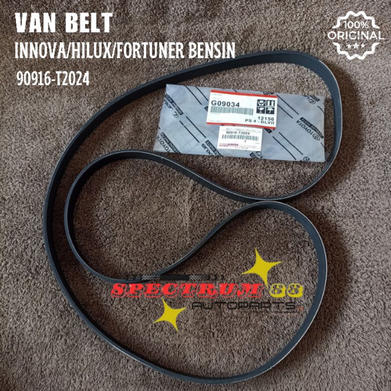 Jual VAN BELT TOYOTA INNOVA, HILUX, FORTUNER BENSIN 7PK 2300 | 90916-T2024 | Shopee Indonesia