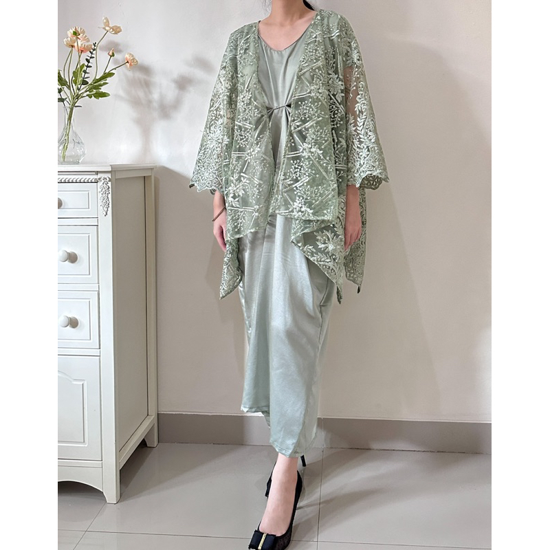 Jual Outer brukat tille premium - set outer brukat premium - set outer ...