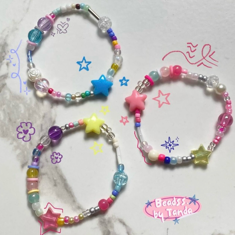 Jual Starry Elastic Beads Bracelet by Tanda (MIN. BELANJA 12k) | Shopee ...