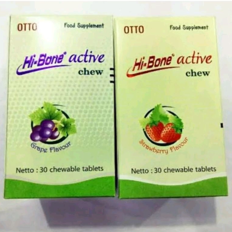 Jual HI-BONE ACTIVE CHEW / HI BONE ACTIVE / HIBONE ACTIVE BOX 30 TABLET ...