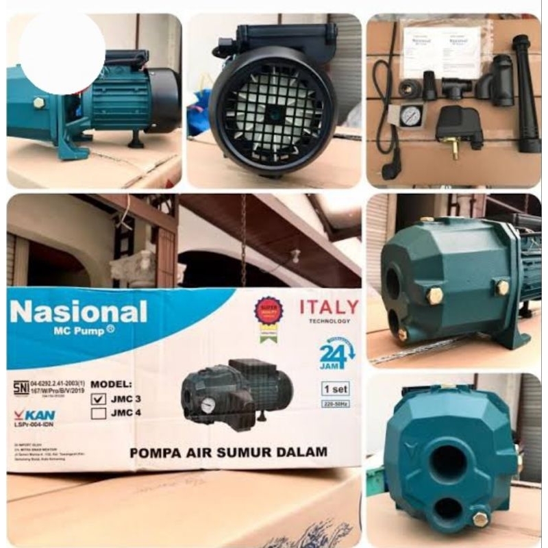 Jual POMPA AIR JETPUMP NATIONAL MC 255 30 METER TANPA TABUNG | Shopee ...