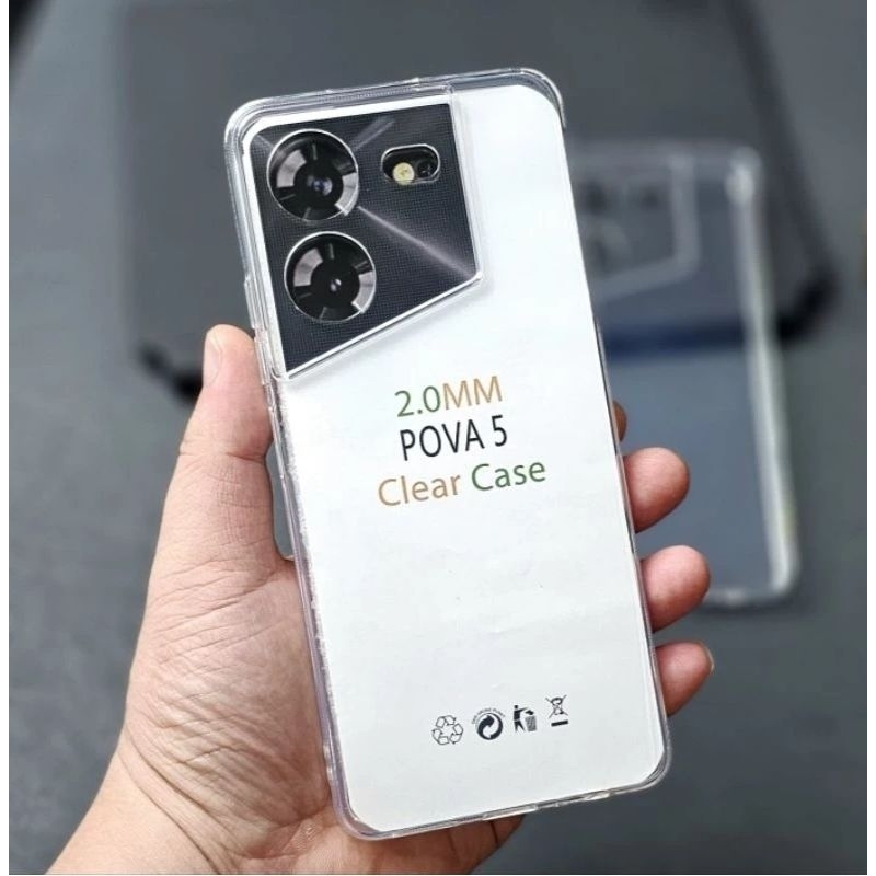 Jual Case Tecno Pova 6 / 6 Pro / 5 / Pova 5 Pro / Pova Neo 3 Neo3 Casing Silikon Bening ...