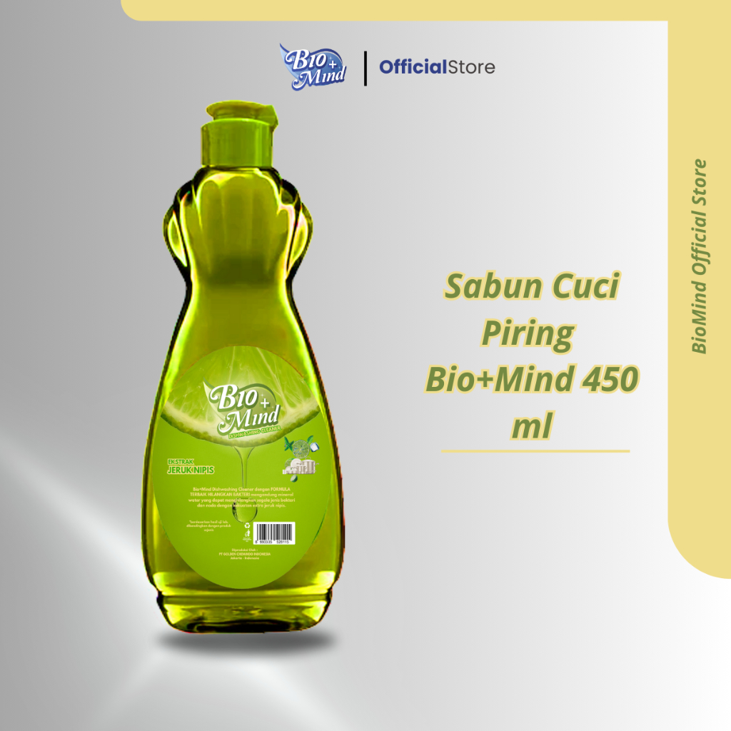 Jual BIO+MIND Sabun Cuci Piring Dishwashing 450 ml Kemasan Botol ...