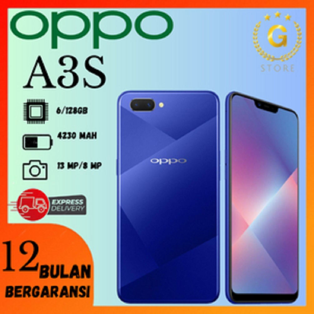 Jual OPPO A3S RAM 6/128 FULLSET | Shopee Indonesia