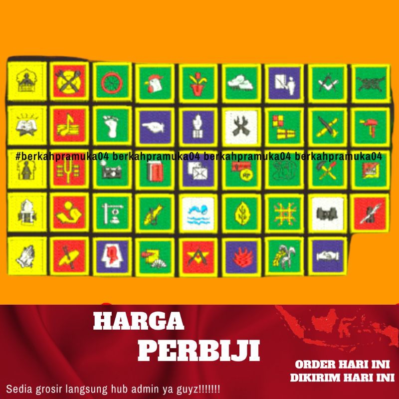 Jual Tkk pramuka penegak madya lengkap bahan full bordir (bijian ...