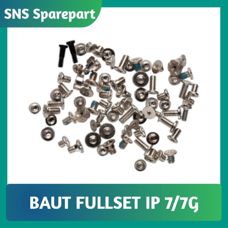 Jual BAUT FULLSET / BAUT SET SCREW IP 7/7G | Shopee Indonesia