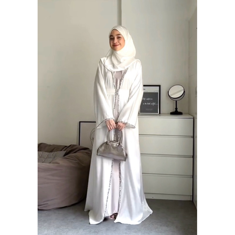 Jual JEEHA ABAYA EXCLUSIVE (payet tersedia swarovski tabur & mutiara ...