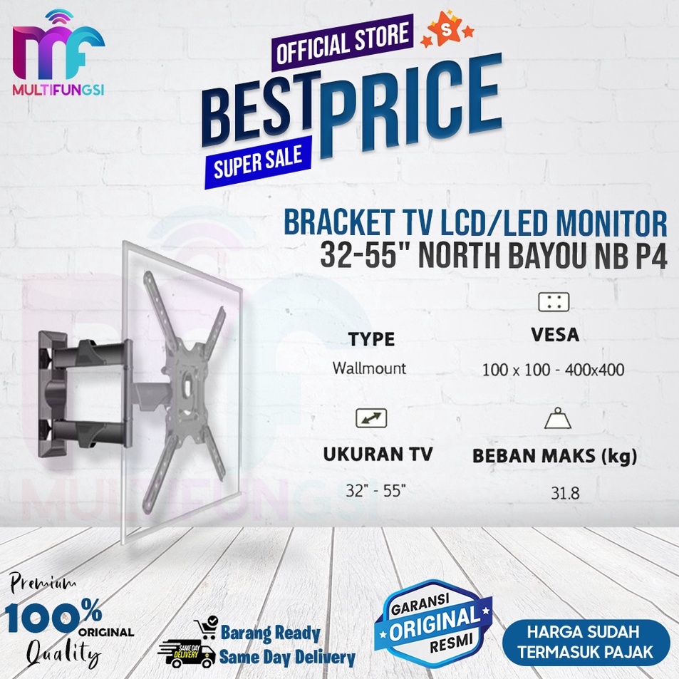 Jual IWC BRACKET TV LCDLED MONITOR 3255 NORTH BAYOU NB P4 NBP4 s ...
