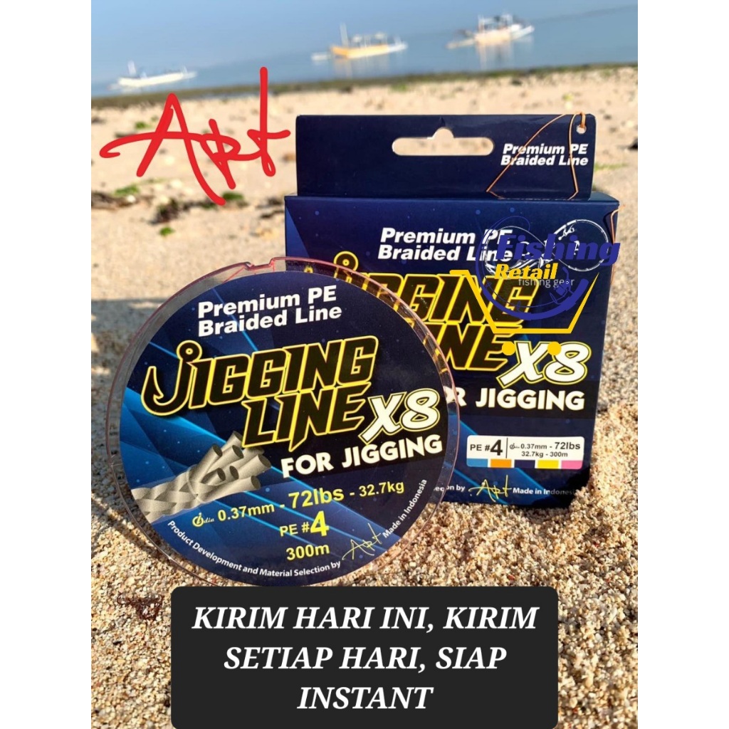 Jual Senar PE Jigging Line X8 Premium Braided PE Line 300 400 600 Meter ...