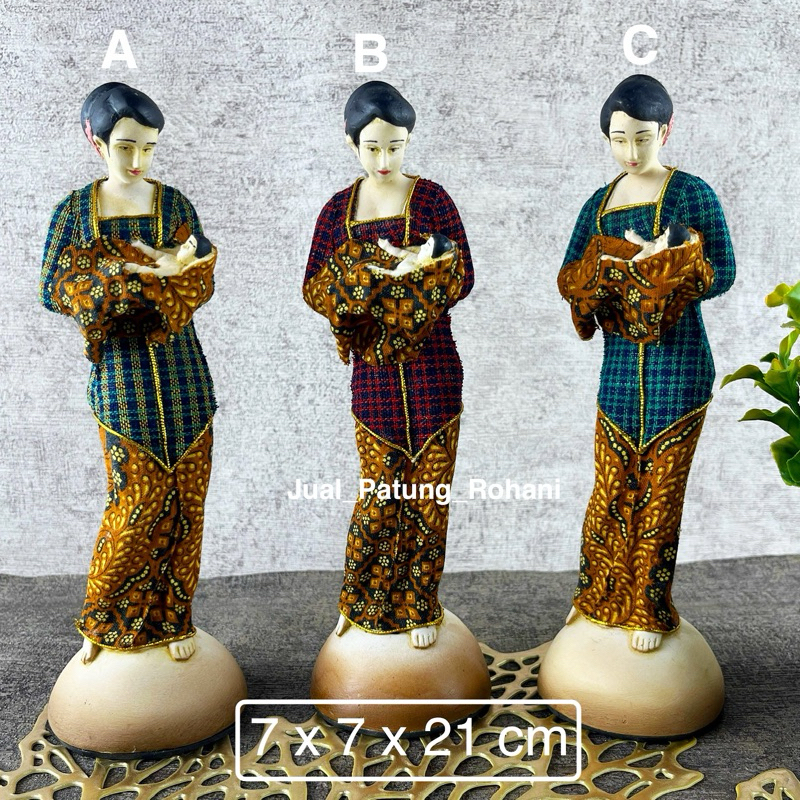Jual Patung Maria Jawa Batik Kain 20 cm | Shopee Indonesia