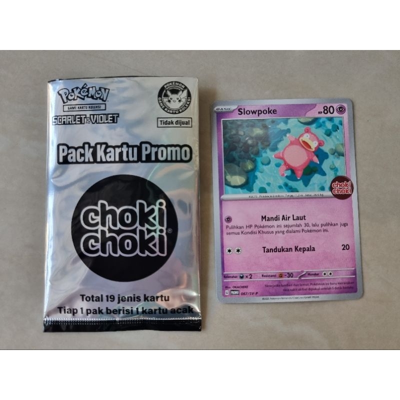 Jual kartu pokemon card Original Choki Choki Limited Edition Scarlet ...
