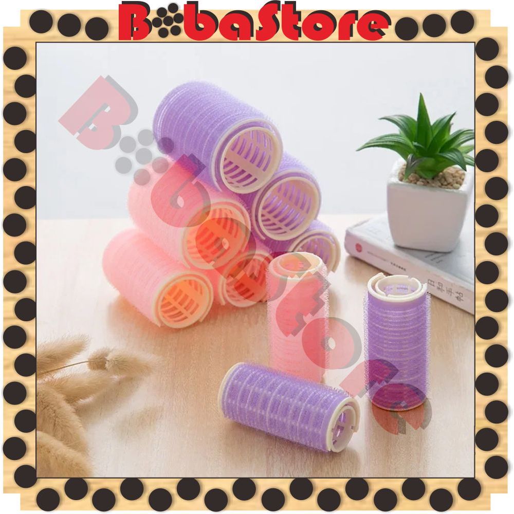 Jual ⭐Bobastore⭐ Korean Ceramic Thermal Hair Rollers Volume Hair Roller ...