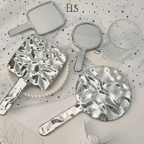 Jual ELSA Cermin Silver Portable Travel Mirror Kaca Beauty Korean JY412 ...