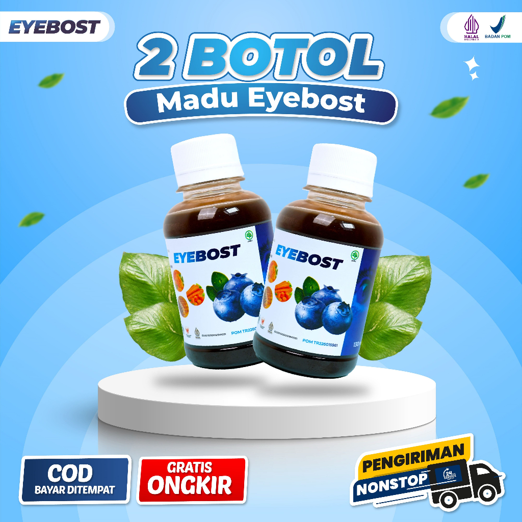 Jual Eyebost Paket 2 Botol - Madu Herbal Alami Untuk Menjaga dan ...