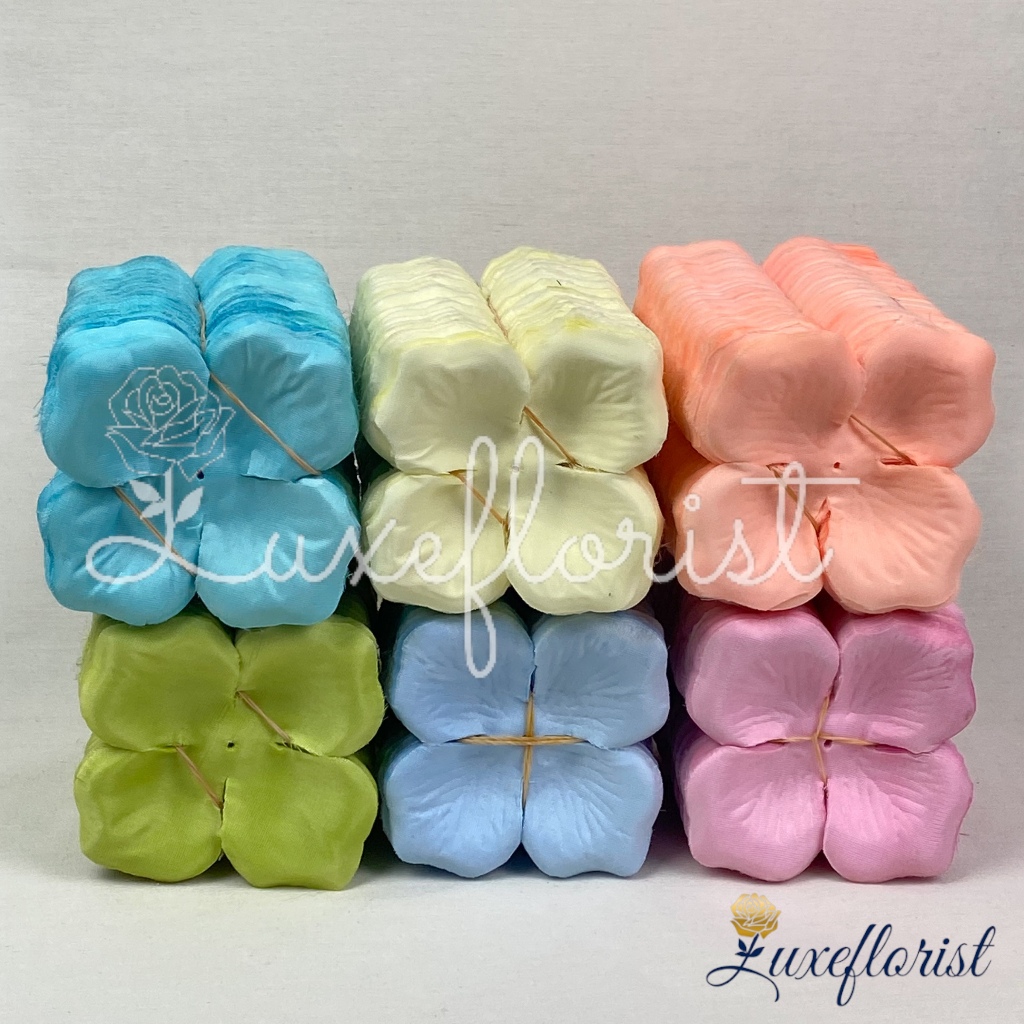 Jual KELOPAK BUNGA ROSE PETAL WARNA 500gr/BAHAN BUNGA MAWAR ARTIFICIAL ...