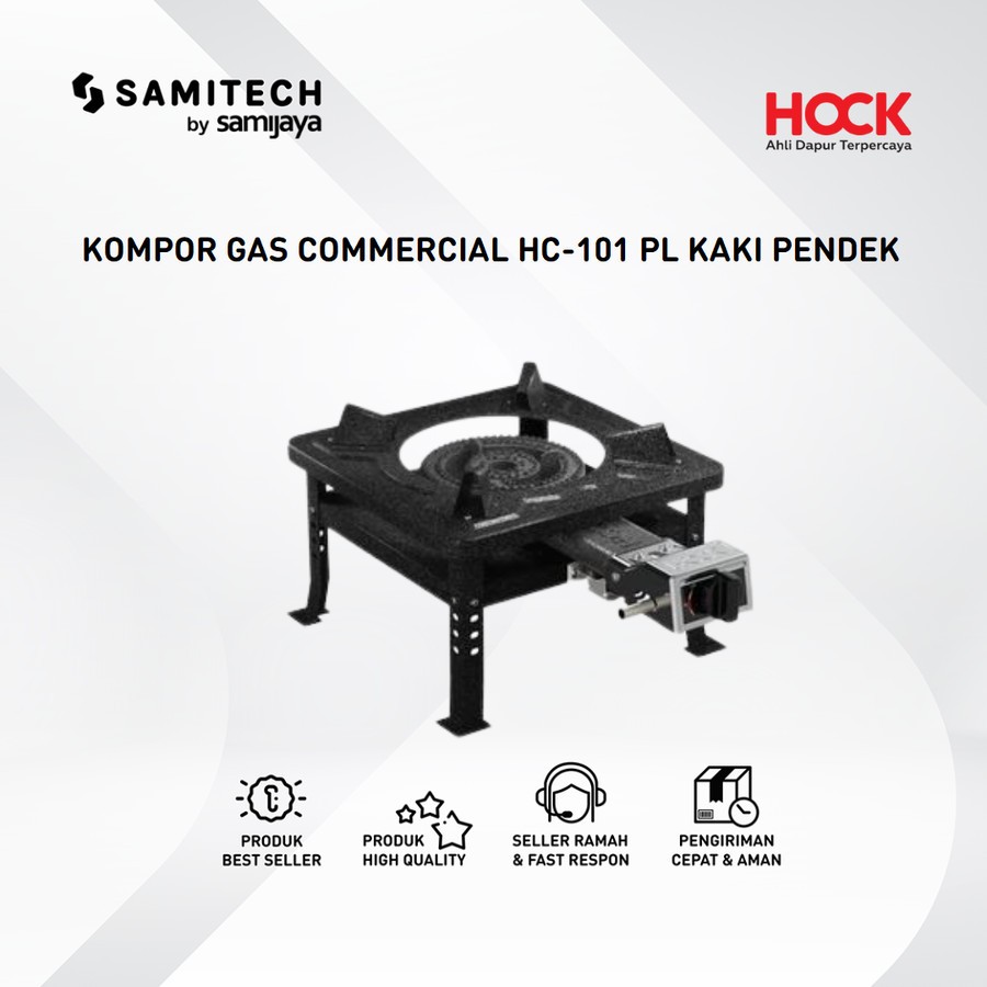 Jual Kompor Gas Cor HOCK HC-101 PL Komersil HC101PL Rack Series ...