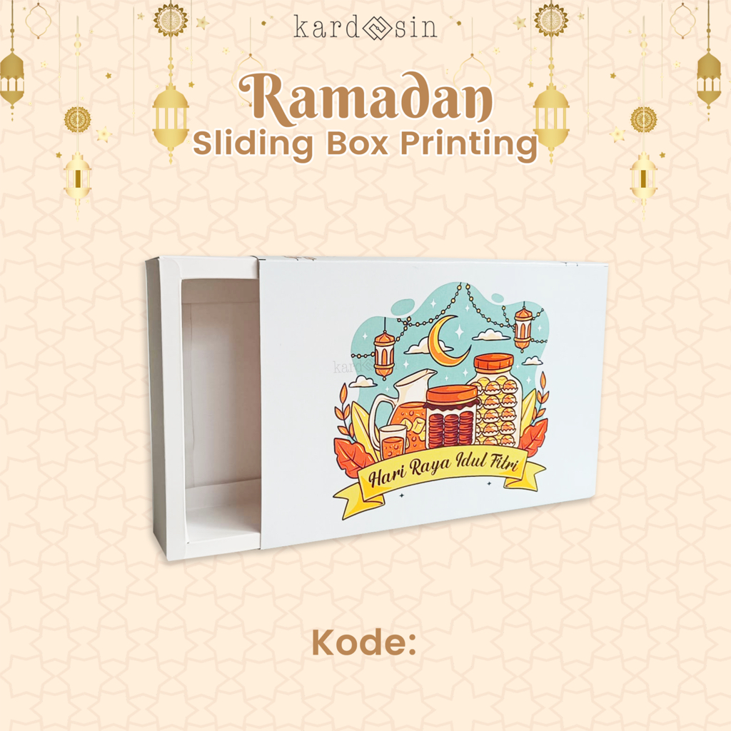 Jual RAMADHAN SLIDING BOX PACKAGING KEMASAN SLIDE GESER IDUL FITRI EID ...