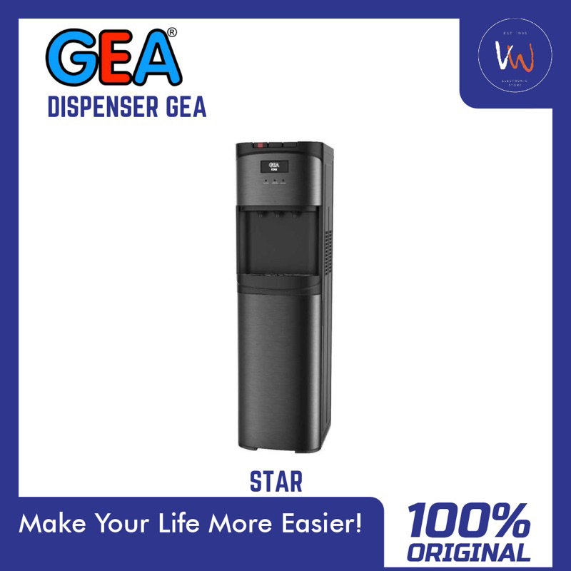 Jual Dispenser Galon Bawah Gea Star / Dispenser Pompa Otomatis | Shopee ...