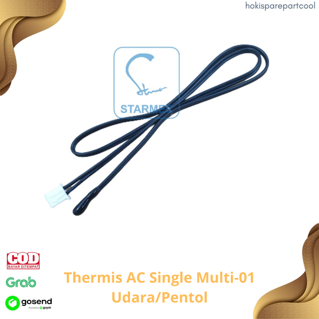 Jual THERMISTOR AC SINGLE MULTI / SENSOR SUHU AC / TERMIS AC / THERMIS ...