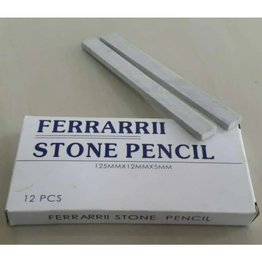 Jual KAPUR BESI FERRARI PUTIH - PLATE STONE PENCIL - PENSIL TULIS BESI | Shopee Indonesia