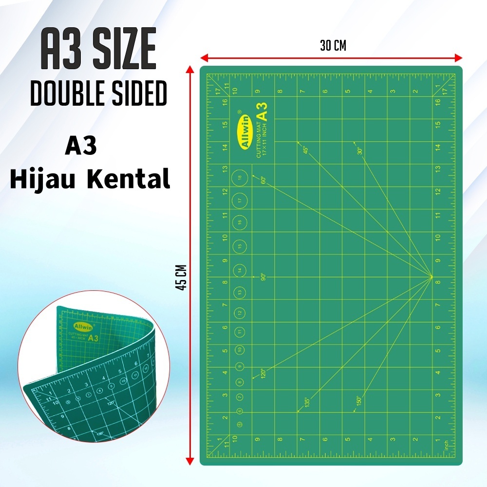 Jual A1/A2/A3/A4 ukuran Alas potong kertas /cutting mat / ketebalan 3lapisan 5 lapisan pvc board ...