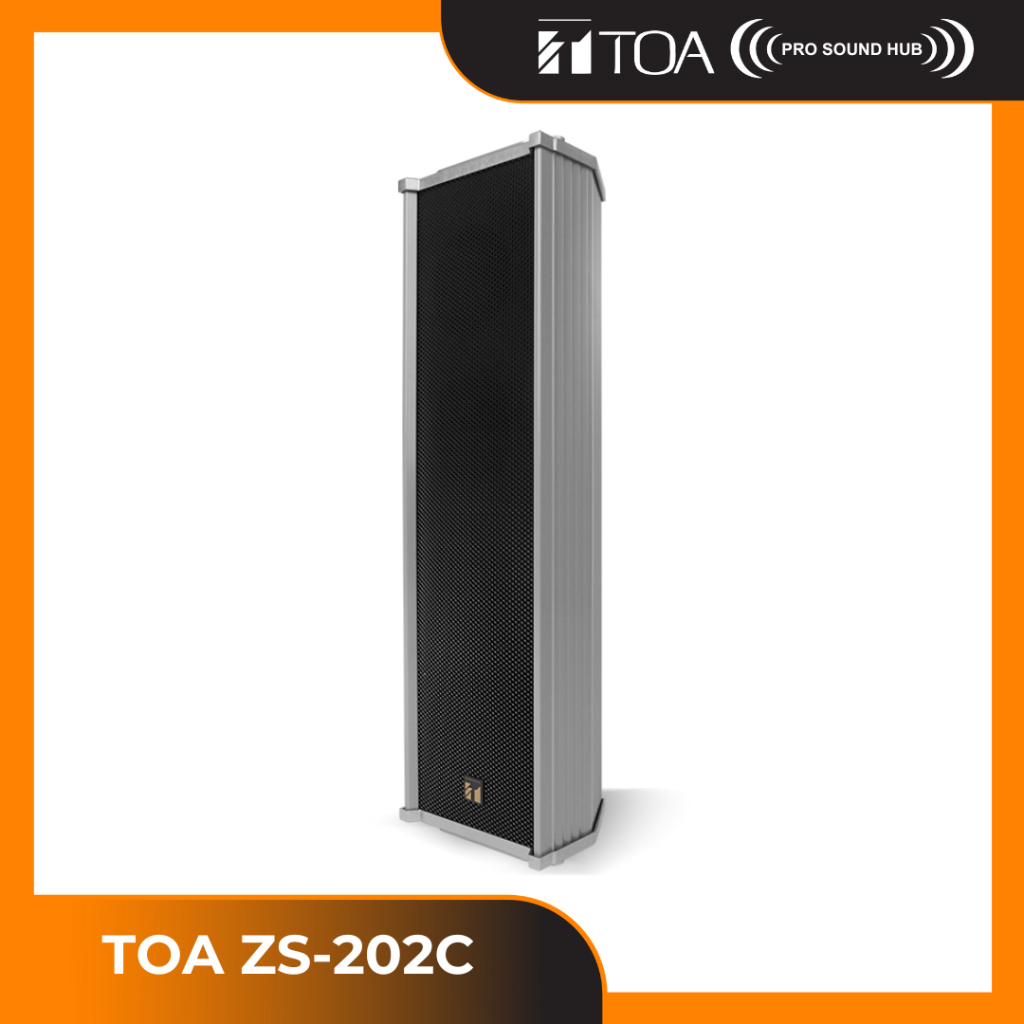 Jual TOA ZS-202C ZS-202 ZS202 ZS202C Speaker Column Wall Paging TOA 20 Watt High Impedance Trafo ...