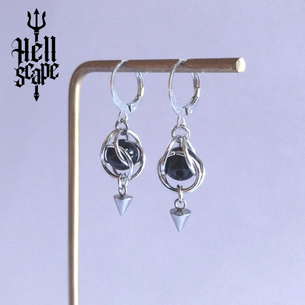 Jual [HELLSCAPE] DANGLE SPIKE EARRING / ANTING TINDIK JEPIT DAN TUSUK ...