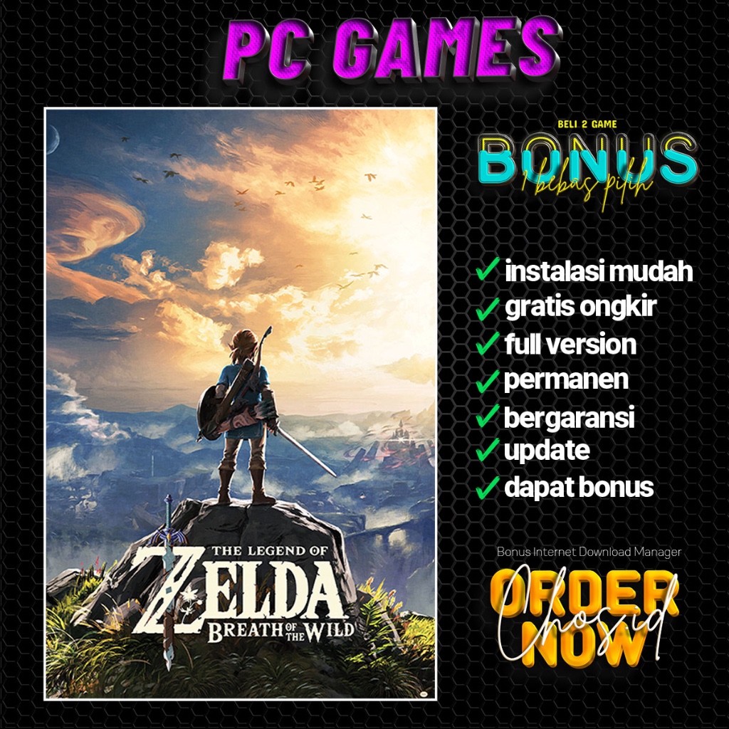 Jual The Legend of Zelda Breath of the Wild | Game PC - Laptop | Shopee Indonesia