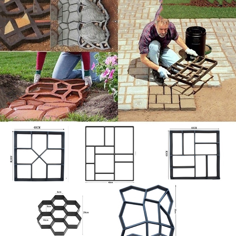 Jual ART D93Y Mimore Cetakan Paving Block DIY Paving Blok Mudah Praktis Cetakan Jalan Teras ...