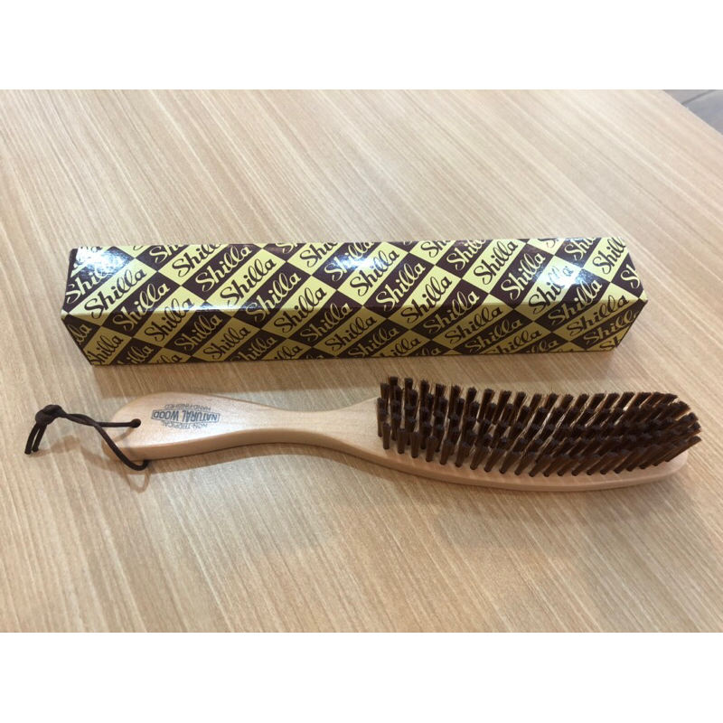 Jual Shilla Natural Wood Sikat Badan / Sikat Jas / Sikat Rsmbut Salon ...