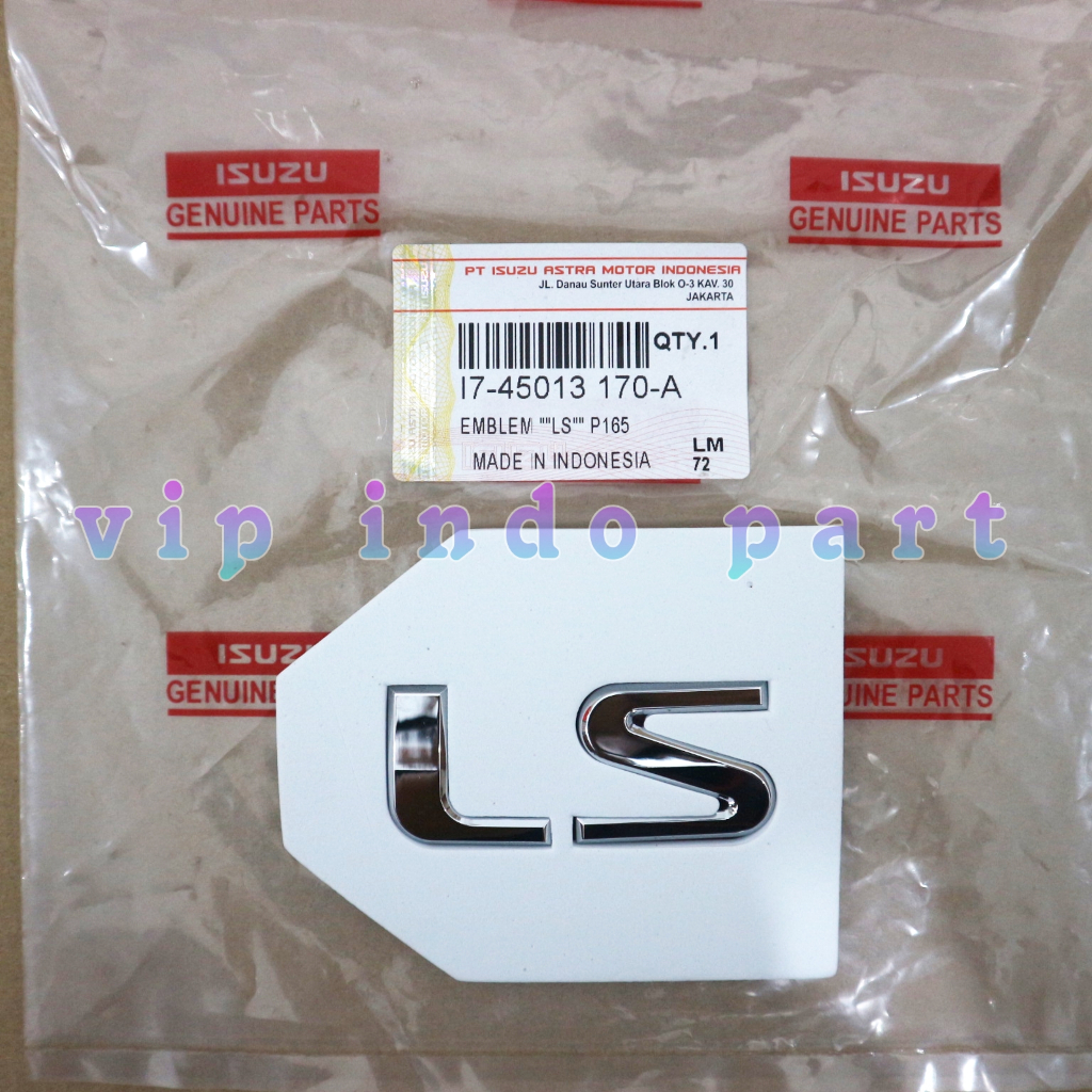Jual EMBLEM LS ISUZU PANTHER ORIGINAL ISUZU | Shopee Indonesia