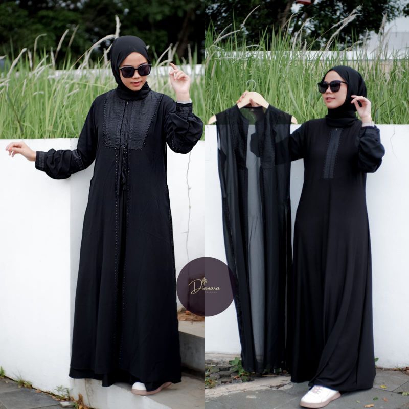 Jual Gamis ABAYA TANGAN BALON ROMPI LEPAS PASANG model terbaru 2024 | Shopee Indonesia