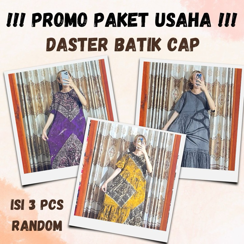 Jual paket usaha DASTER 100ribuan dapat 3pcs DASTER CAP ASLI MALAMAN ...