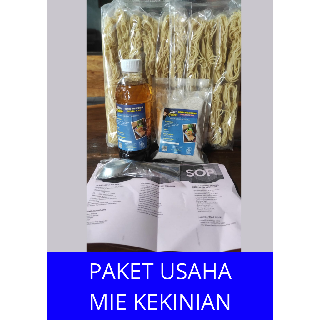 Jual Paket Usaha Murah Kuliner Mudah 100 Porsi Mie Level Mie Kekinian ...