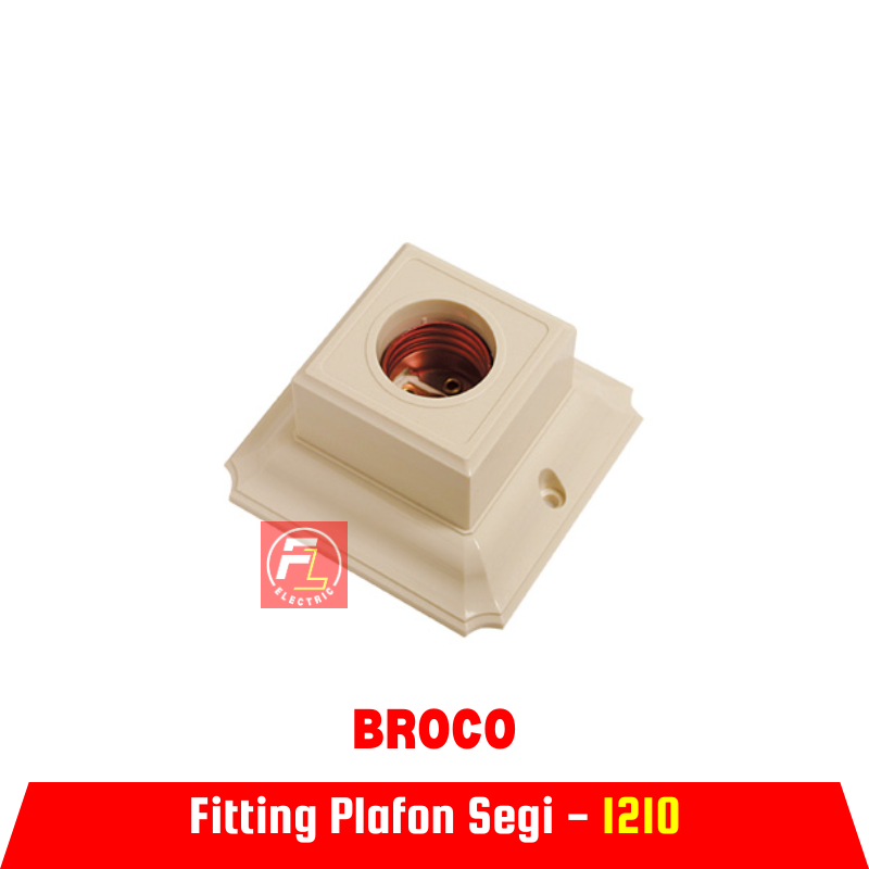 Jual BROCO Fitting Lampu Plafon Segi 1210 | Shopee Indonesia