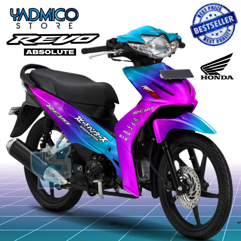 Jual Decal Revo Absolute 110 Full Body - Stiker Motor Revo Absolute ...