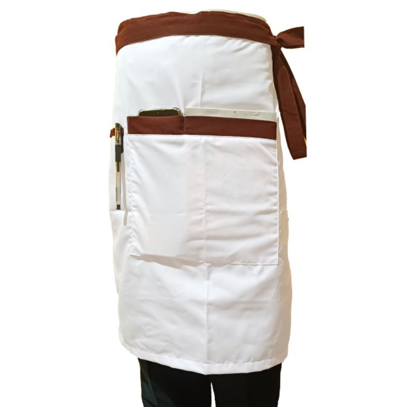 Jual Srm Apron Kombinasi 2 Warna Celemek Bahan Dril Multi-Fungsional ...