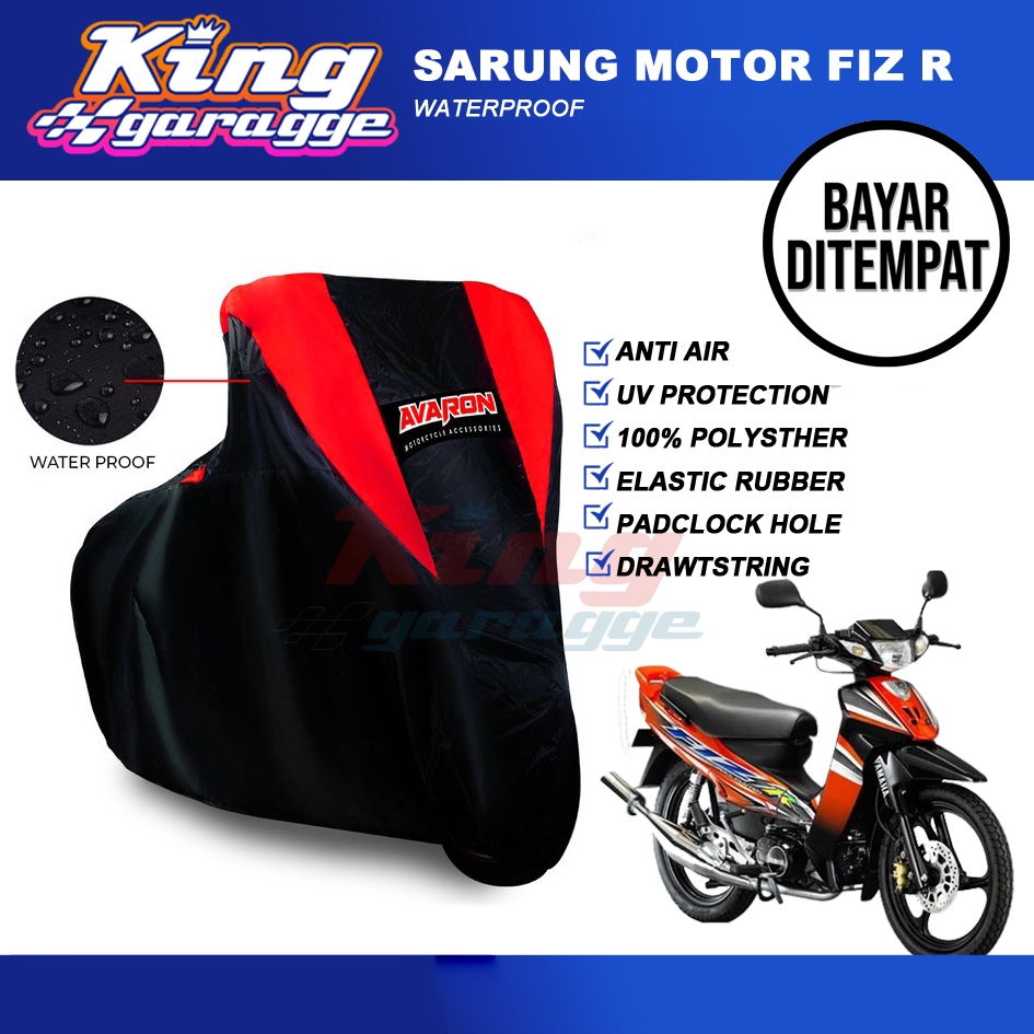 Jual Sarung Motor Fiz R/Cover Motor Yamaha Fiz R/Jas Motor Fiz R ...