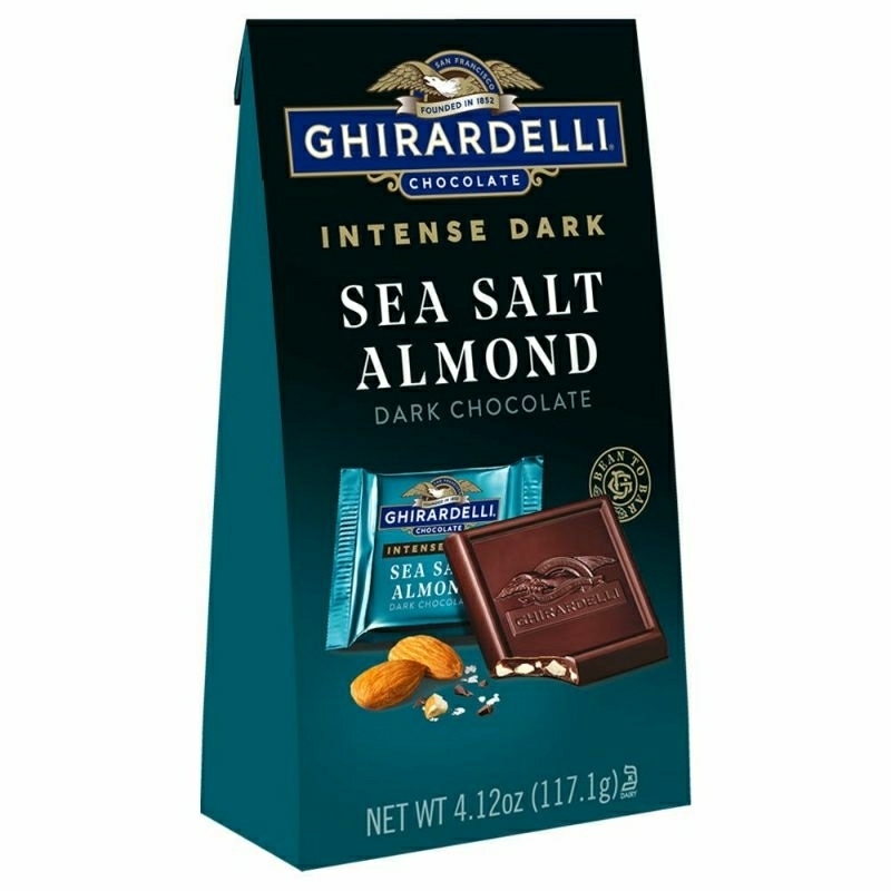 Jual GHIRARDELLI Intense Dark Sea Salt Almond Dark Chocolate Bag 117g ...