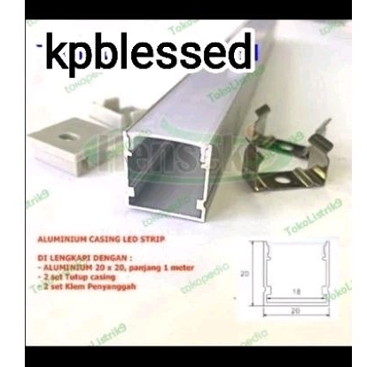 Jual Housing LED Strip Alumunium,Casing LED Strip, Rumah LED Strip ...