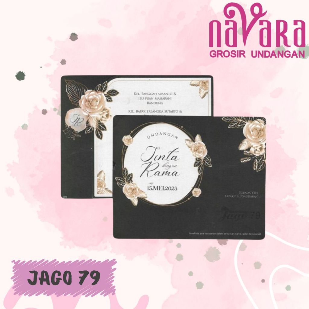 Jual Blangko undangan atau kertas undangan pernikahan merek JAGO 79 ...