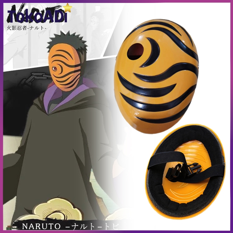 Jual Mask Obito Topeng Obito Kuning Naruto Topeng Uchiha Obito Cosplay ...